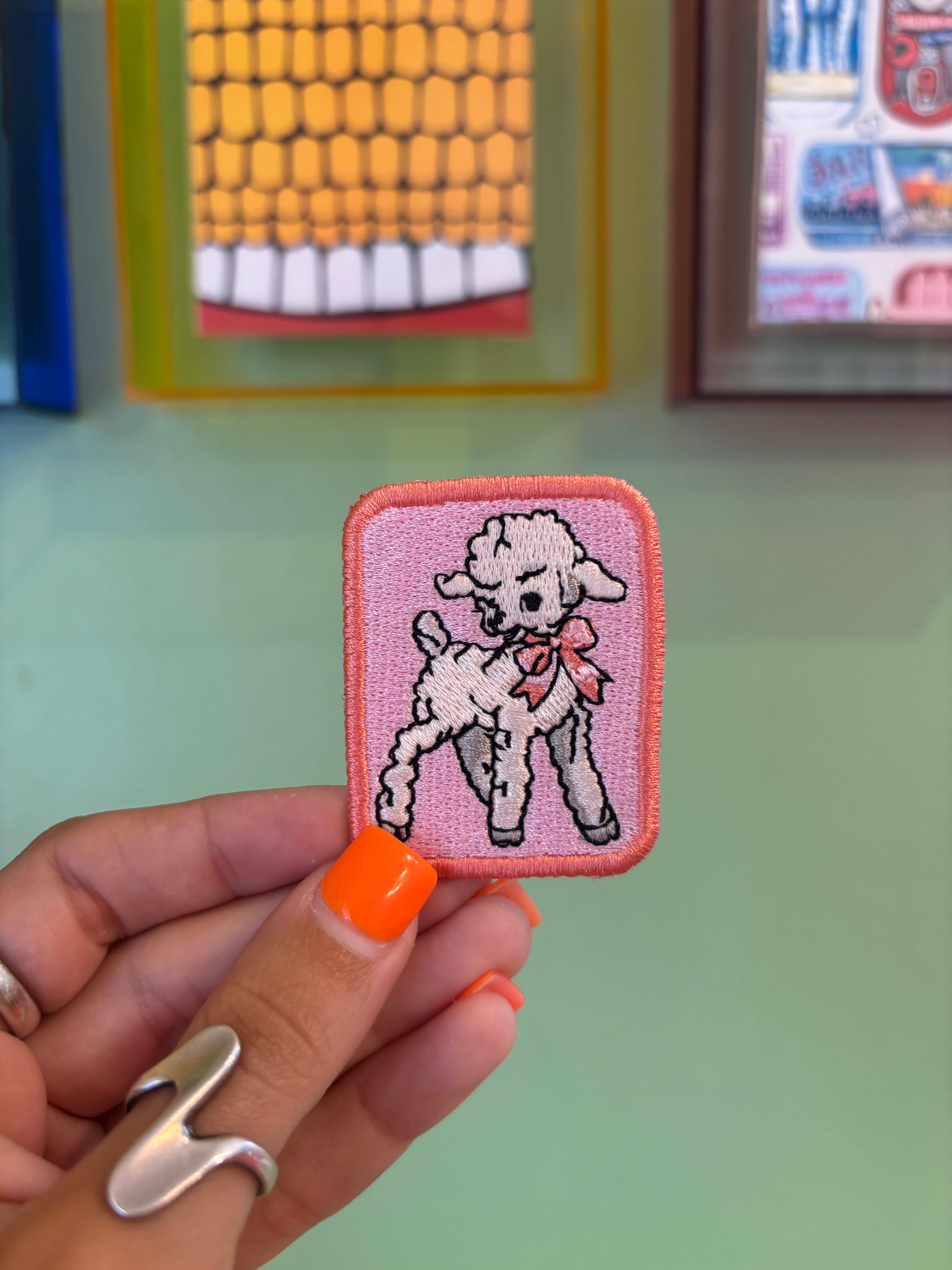 PINK LAMB PATCH – Mess Hall Truck Shop