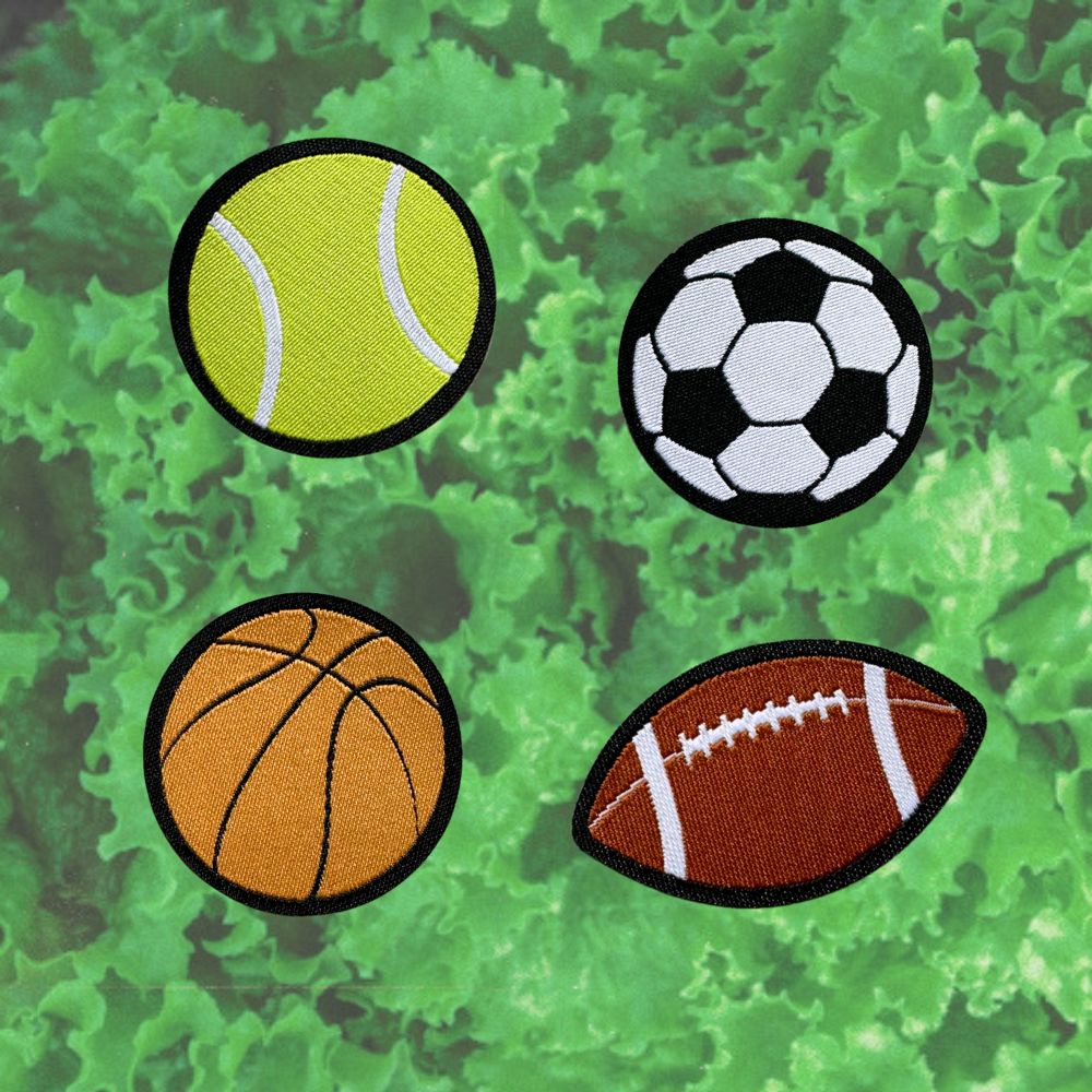SPORTS BALL PATCHES
